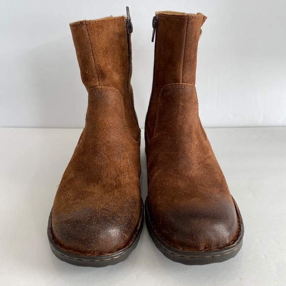 Born | Shoes | Born Distressed Ankle Boots Zip Up Brand New | Poshmark